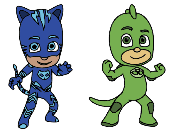 Cartoon Characters Yard Signs | Bright Colors Yard